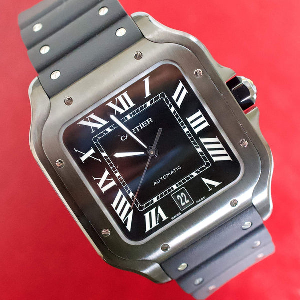 Cartier Santos WSSA0039 – Black ADLC 39.8MM, Full Set (2023 ...