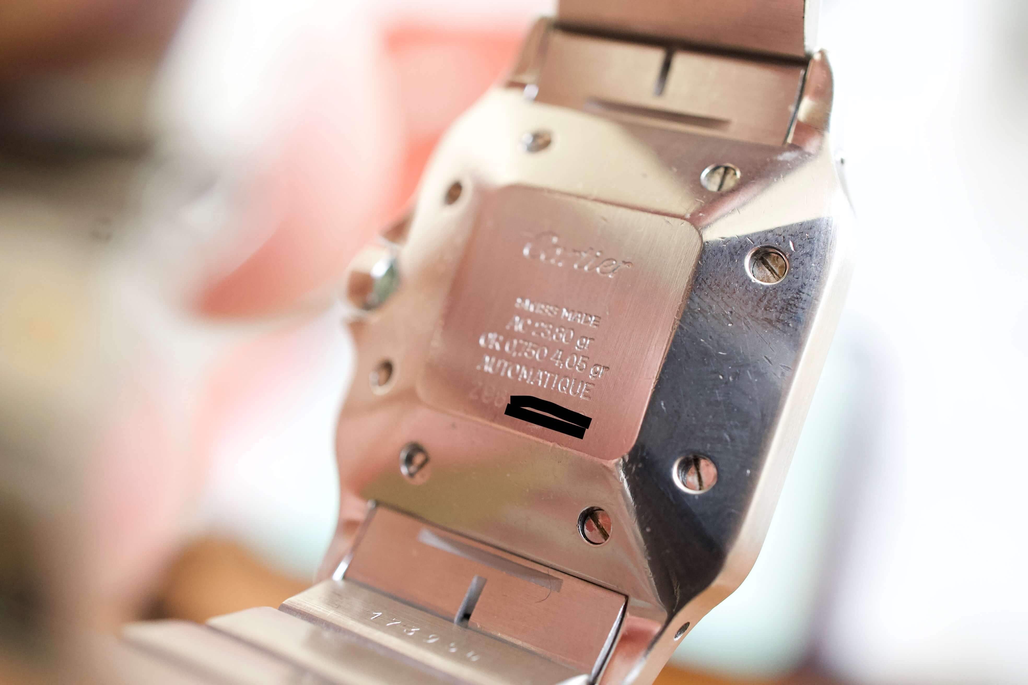 SOLD OUT: Cartier Santos Two Tone 2961 Carree 29mm Automatic Vintage S ...