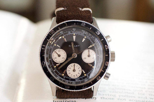 SOLDOUT: Gallet Pilot Chronograph MultiChron – WearingTime Luxury Watches