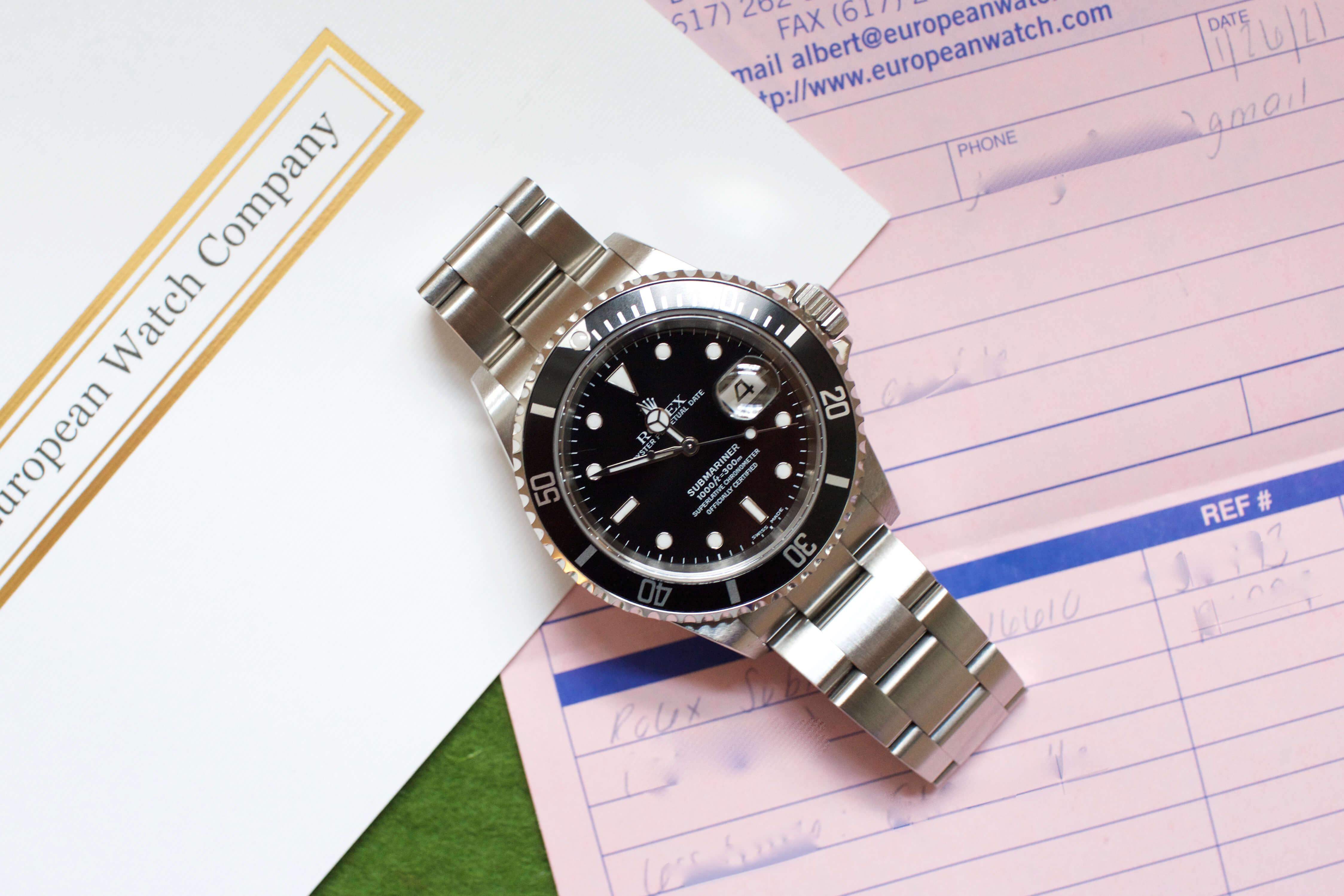 SOLDOUT: Rolex Submariner Date 16610T with Receipt from EWC ...
